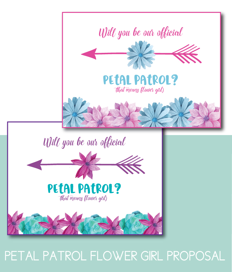 Adorable Flower Girl Proposals You Can Download Instantly - Aesthetic ...