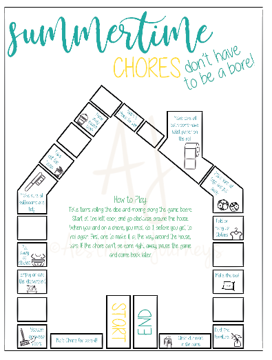 Printable Summer Games Bundle - Aesthetic Journeys Designs
