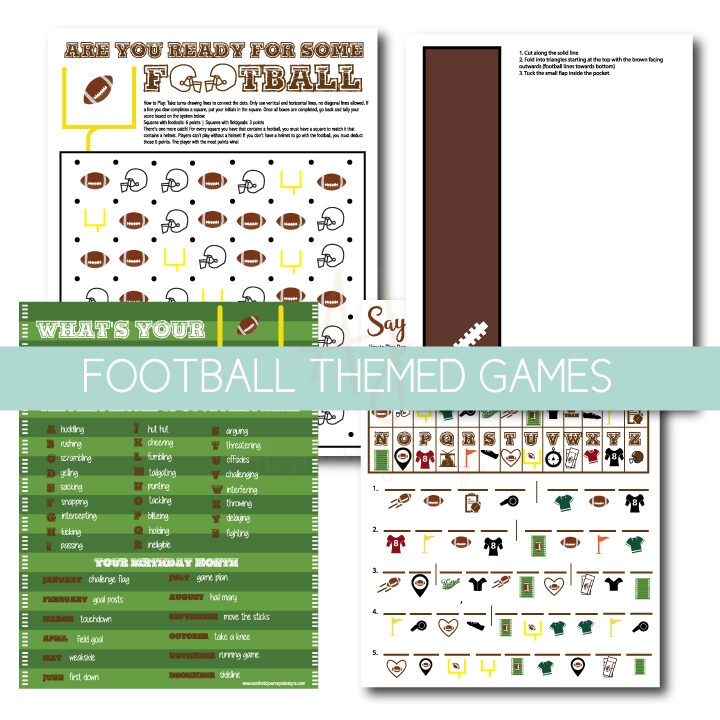 Football Goal Game Printable , Free Printable Football Play Template – MKSL